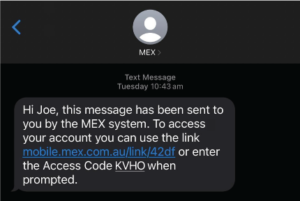 How do I access MEX with the Access code? – MEX User Guide