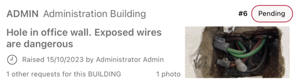 Request Listing – MEX User Guide