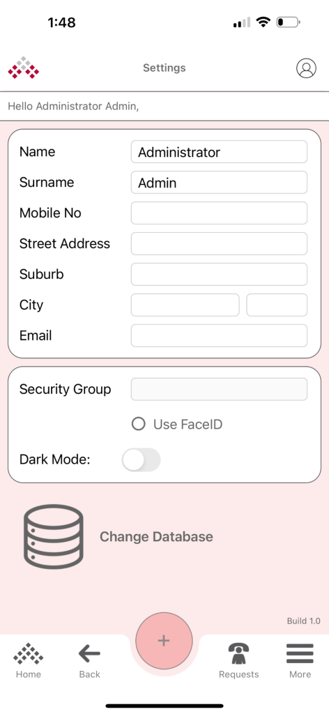 User Settings – MEX User Guide