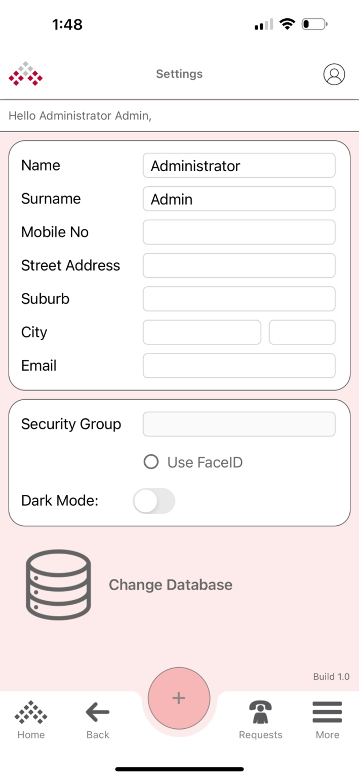 User Settings – MEX User Guide