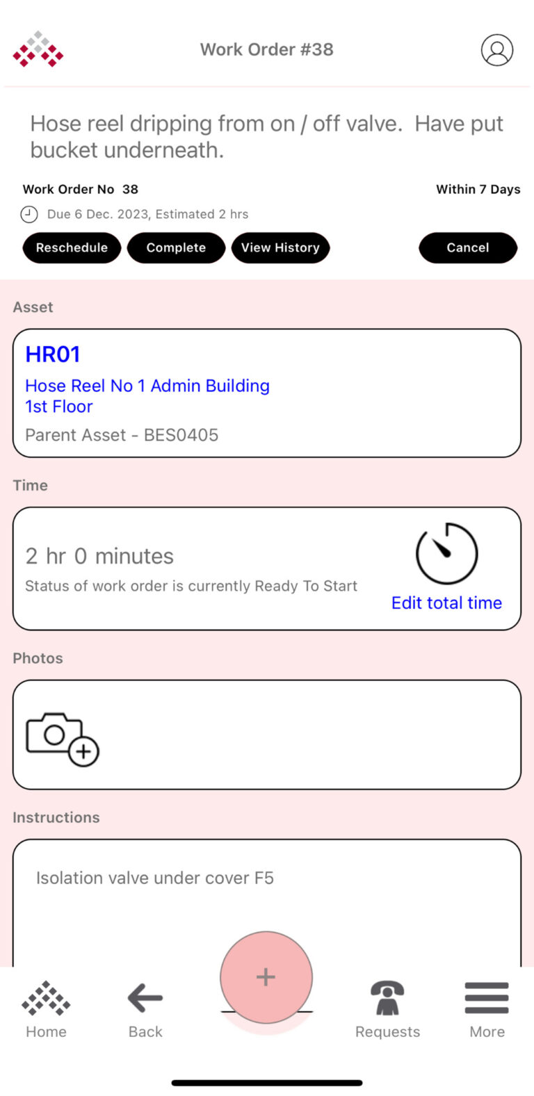 Work Order Details – MEX User Guide