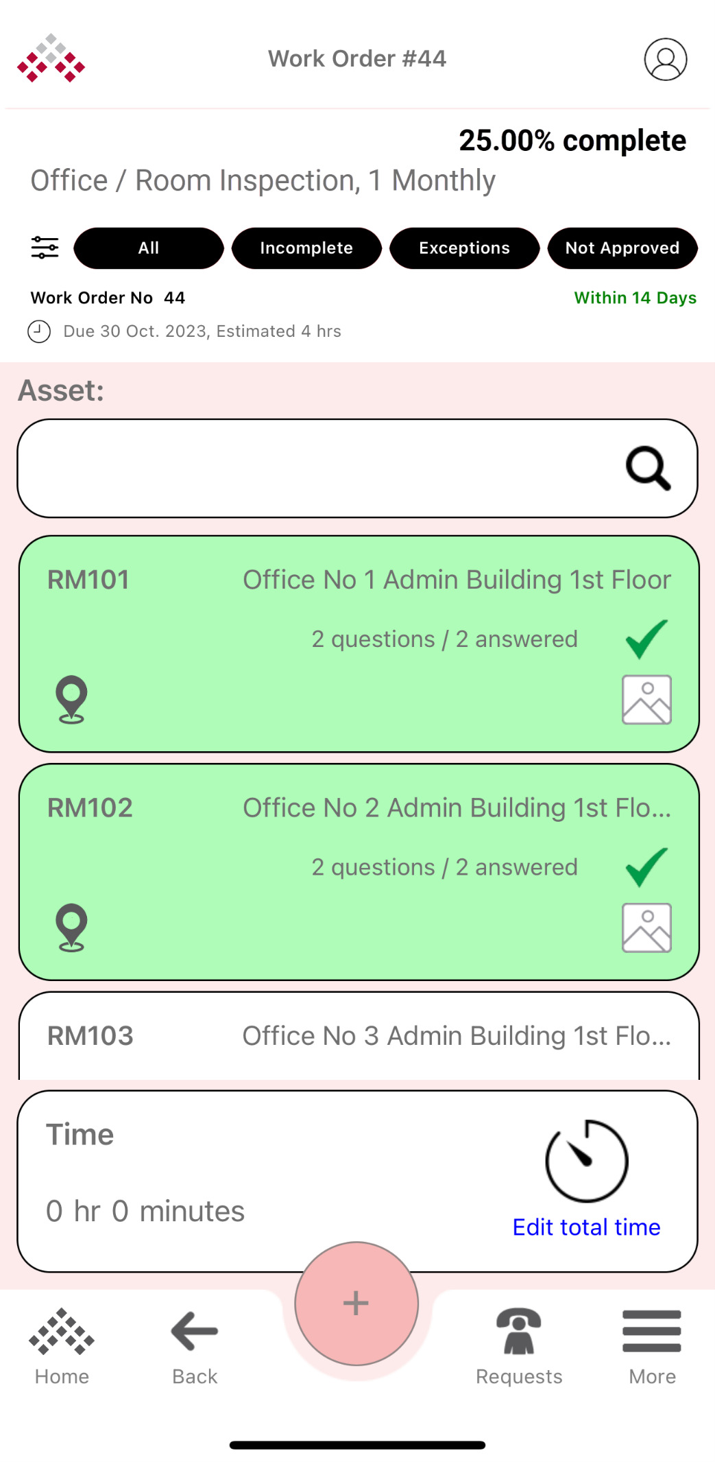 Work Order Details – MEX User Guide